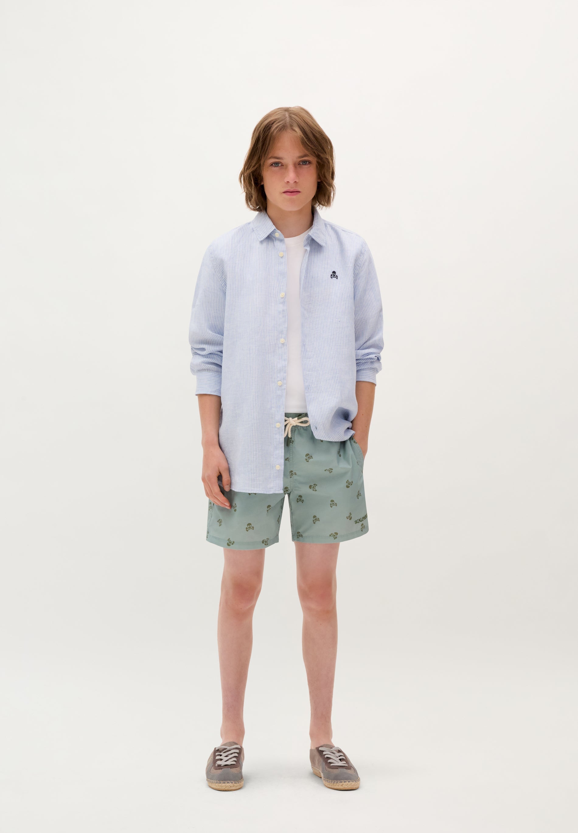 CONTRAST SKULL SWIMMING TRUNKS – Scalpers EU